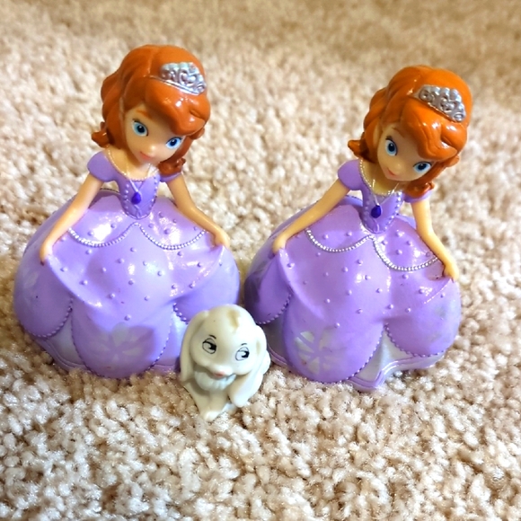 Disney | Toys | Princess Sofia Figurines With Rabbit And Horse | Poshmark